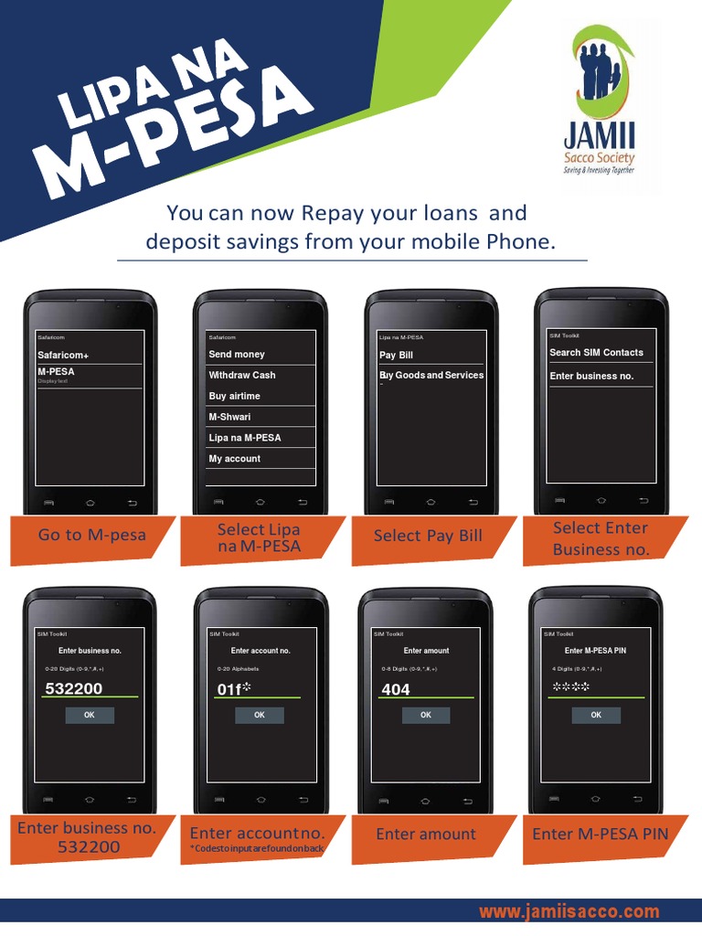 Jamii Sacco Lipanampesa Codes | PDF | Money | Business