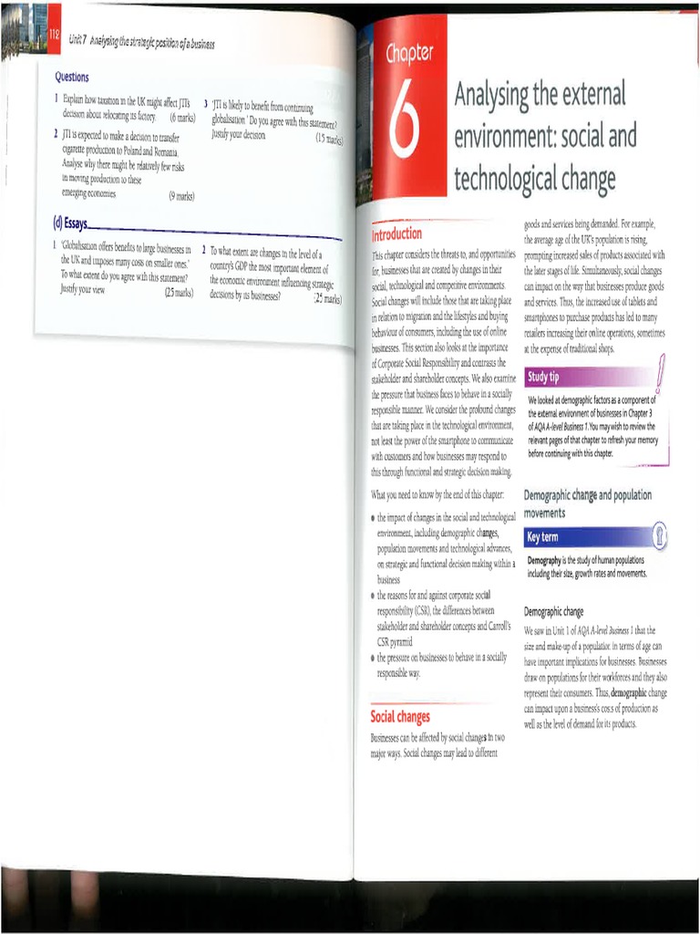 A Level Book Year 2 Chapter 6 | PDF