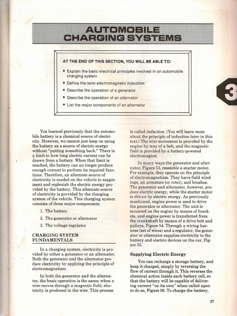 Charging System | PDF | Electromagnetic Induction | Relay
