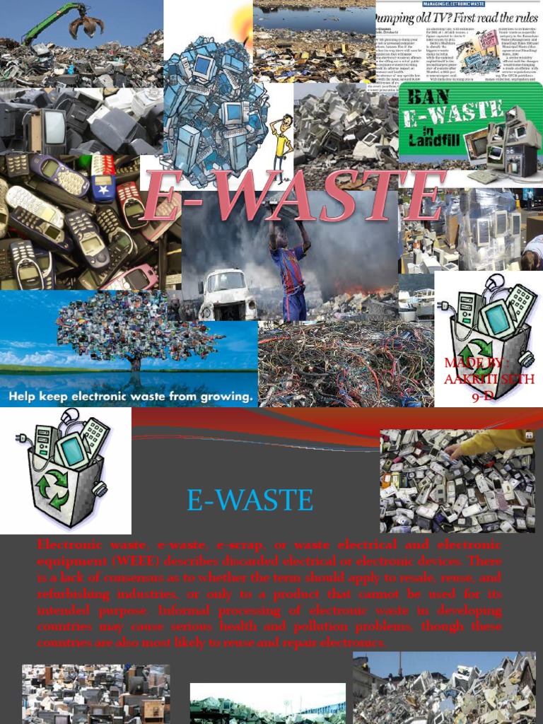 E Waste | PDF | Electronic Waste | Waste