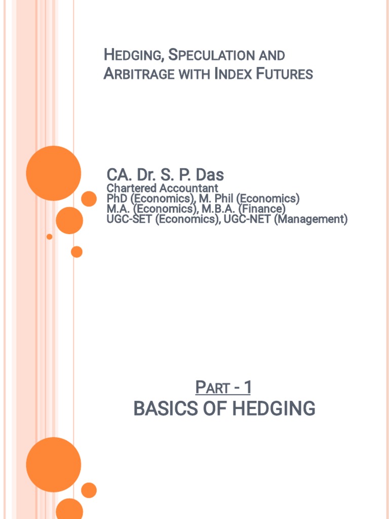 Hedging, Speculation, and Arbitrage Explained | PDF | Futures Contract ...