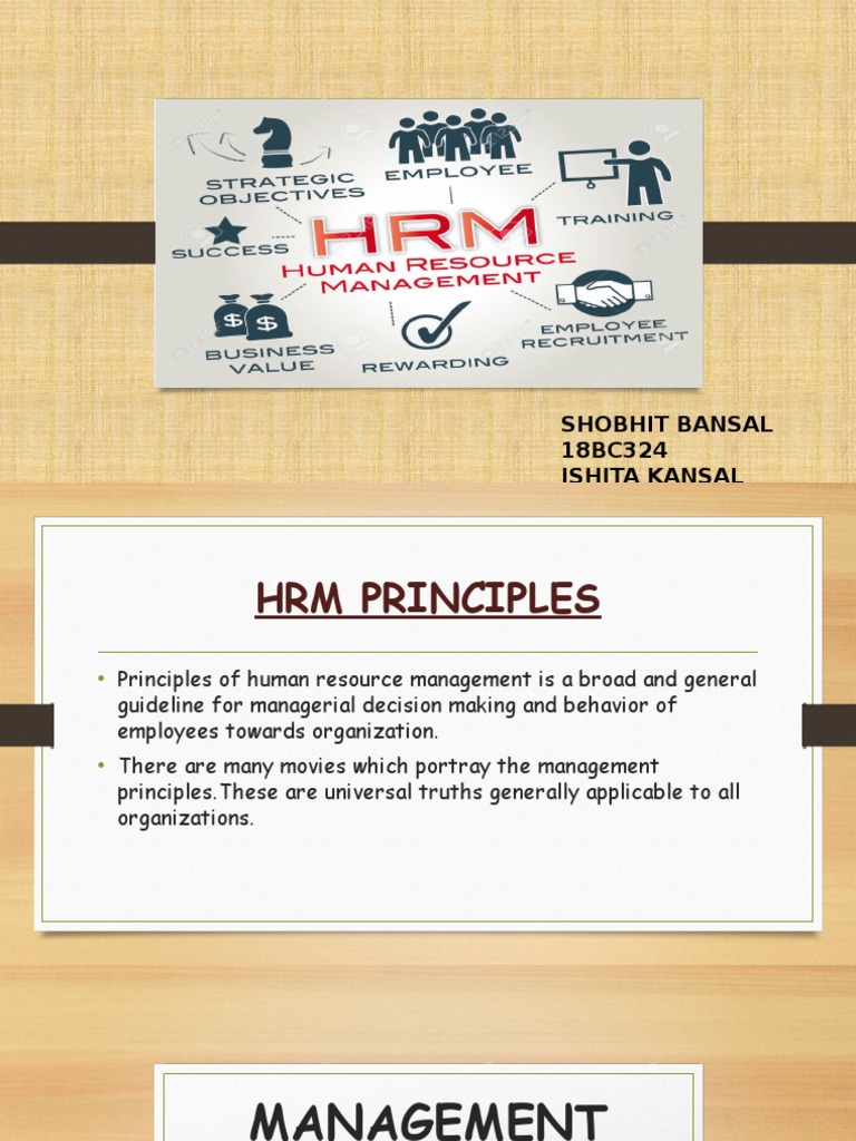 HRM Principles | PDF
