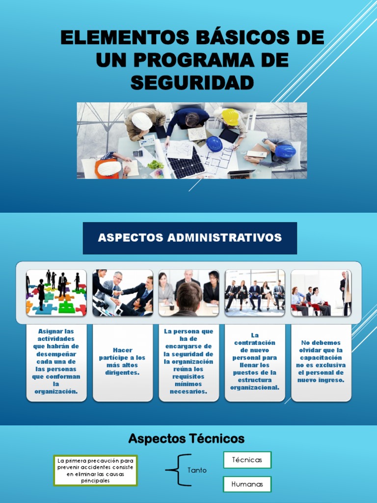 Elementos Básicos de Un Programa de Seguridad | PDF | Derecho laboral | Business