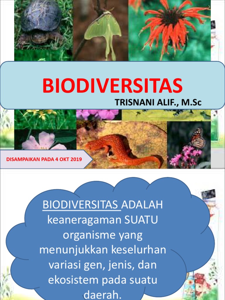 Biodiversitas: Trisnani Alif., M.SC | PDF