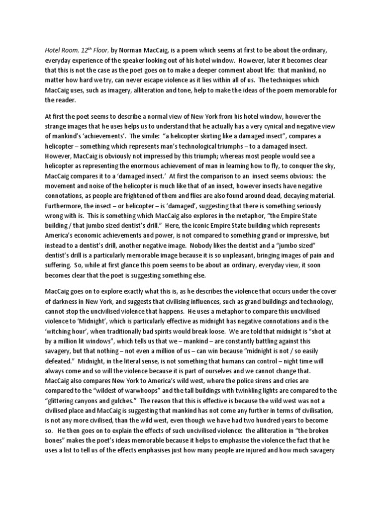 National 5 Critical Essay Lord of The Flies Exemplar | PDF | Poetry