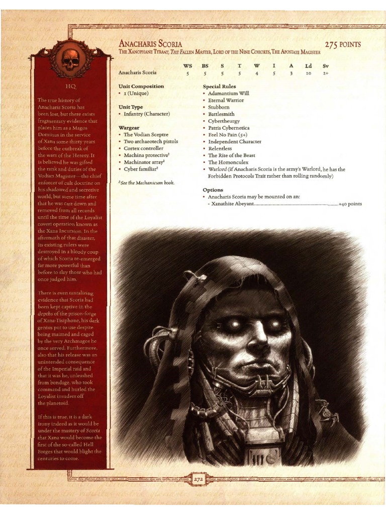 Anacharis Scoria Rules | PDF