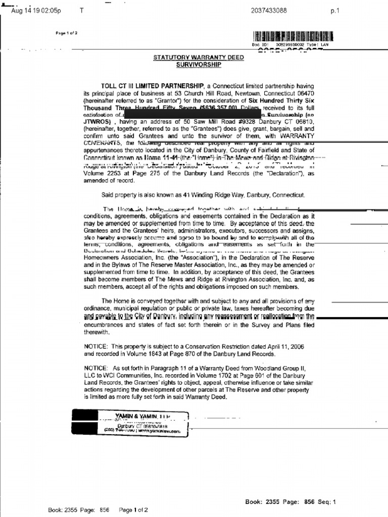 Homeowner Deed | PDF