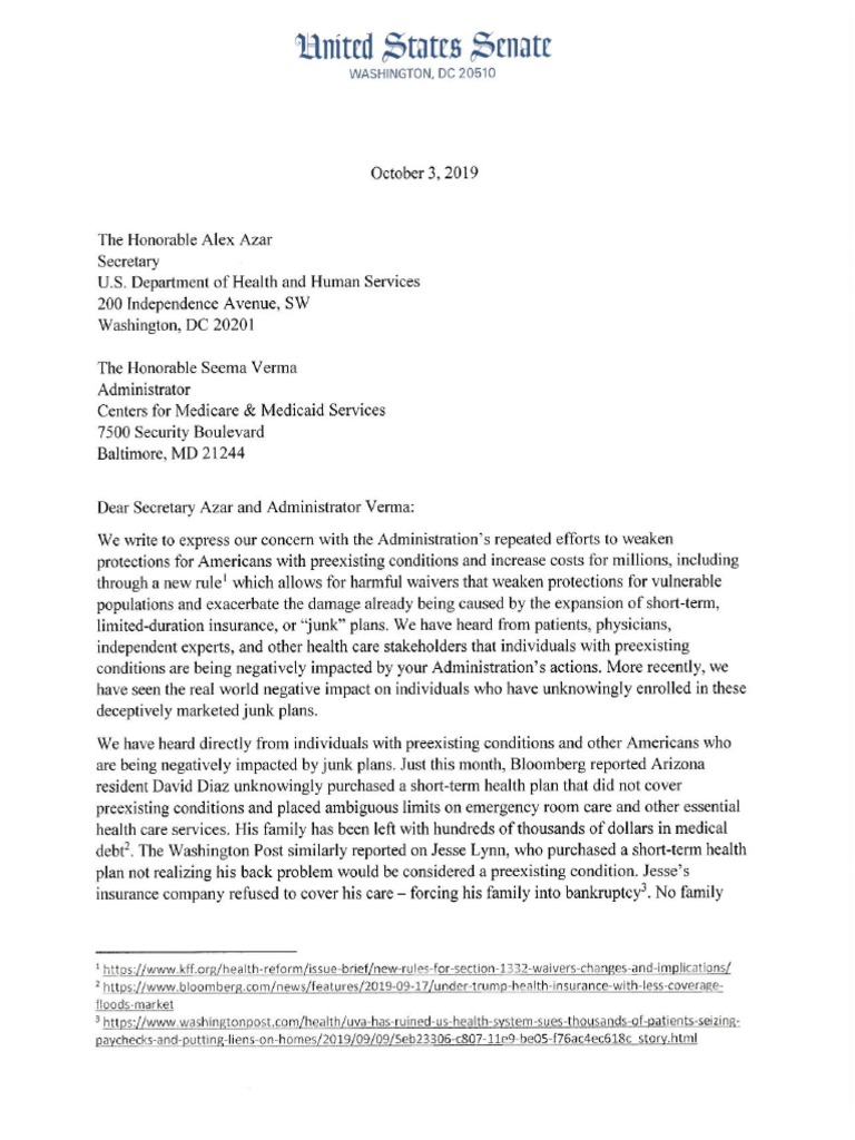 Signed Pre-Ex Letter | PDF