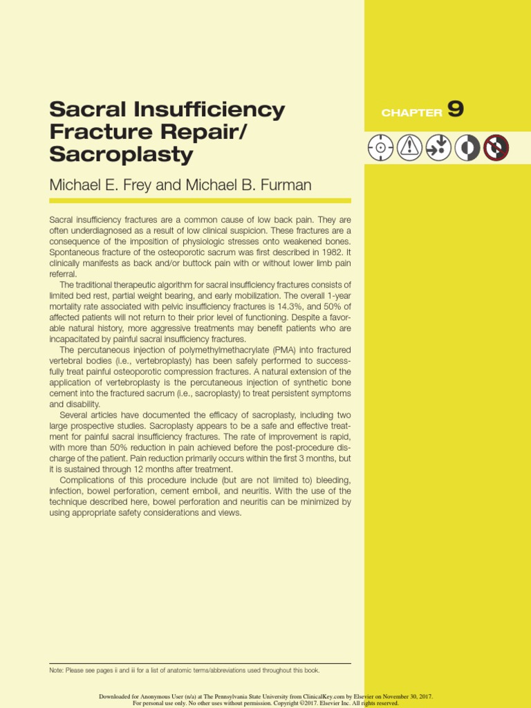9 - Sacral Insufficiency Fracture Repair-Sacroplasty | PDF | Anatomical ...
