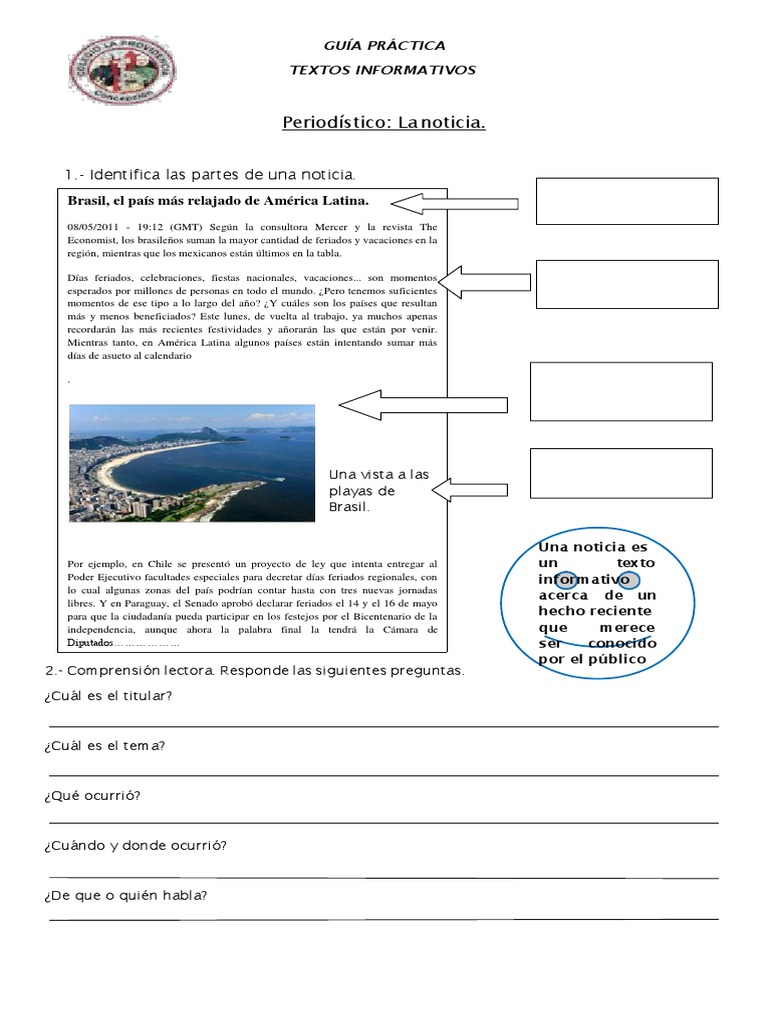 Guia Practica Textos Informativos | PDF