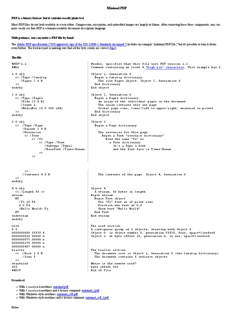 Minimal PDF | PDF | Application Software | Typography