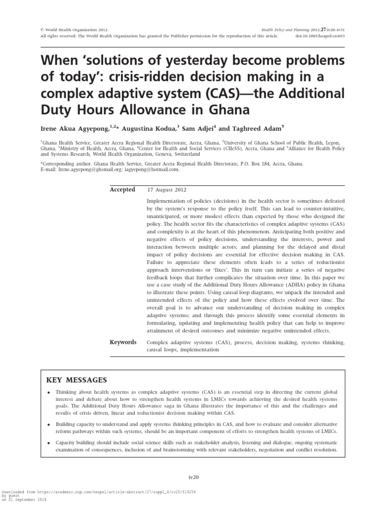 When Solutions of Yesterday Become Problems of Today PDF | PDF | Trade ...