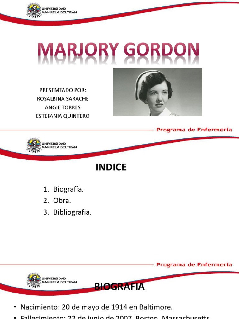 Marjory Gordon