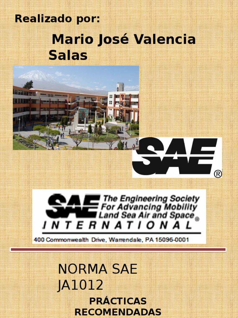 Norma SAE Ja 1011 | PDF | Probabilidad | Bomba