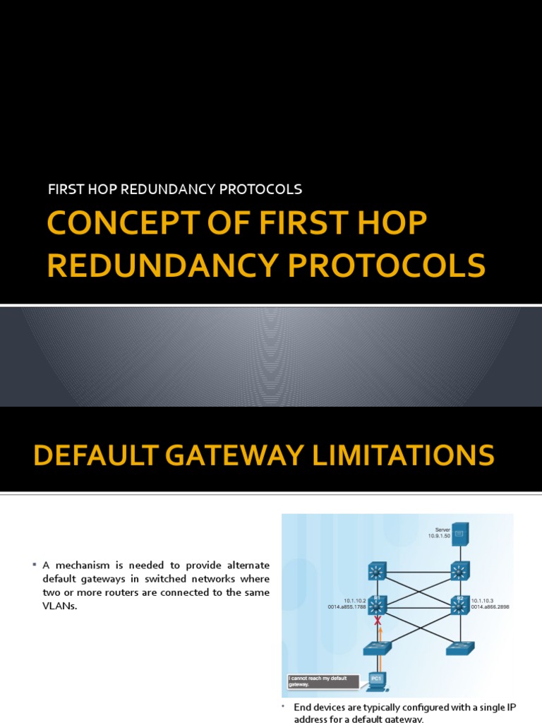 FHRP | PDF | Router (Computing) | Ip Address