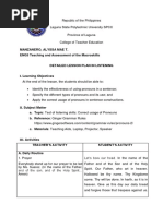 A Detailed Lesson Plan About Pronoun and Its Kind | PDF | Pronoun ...