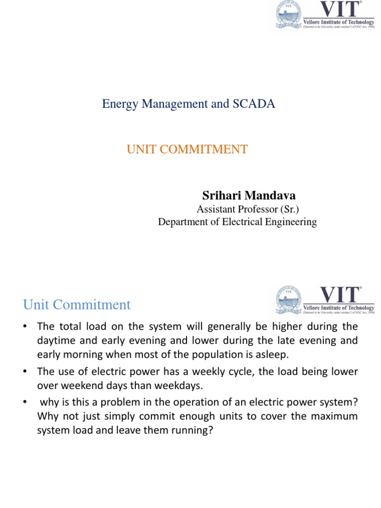 Optimizing Unit Commitment in Energy Management Systems Through Dynamic Programming | PDF ...