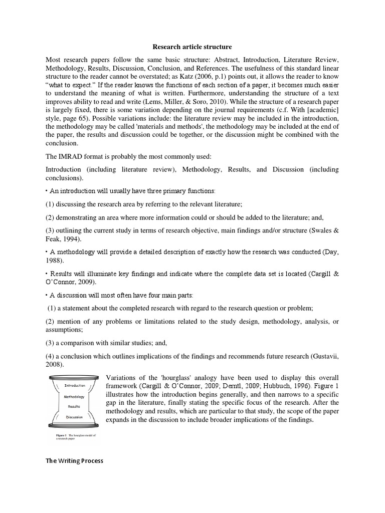 Writing A Research Article. | PDF | Truth | Justification