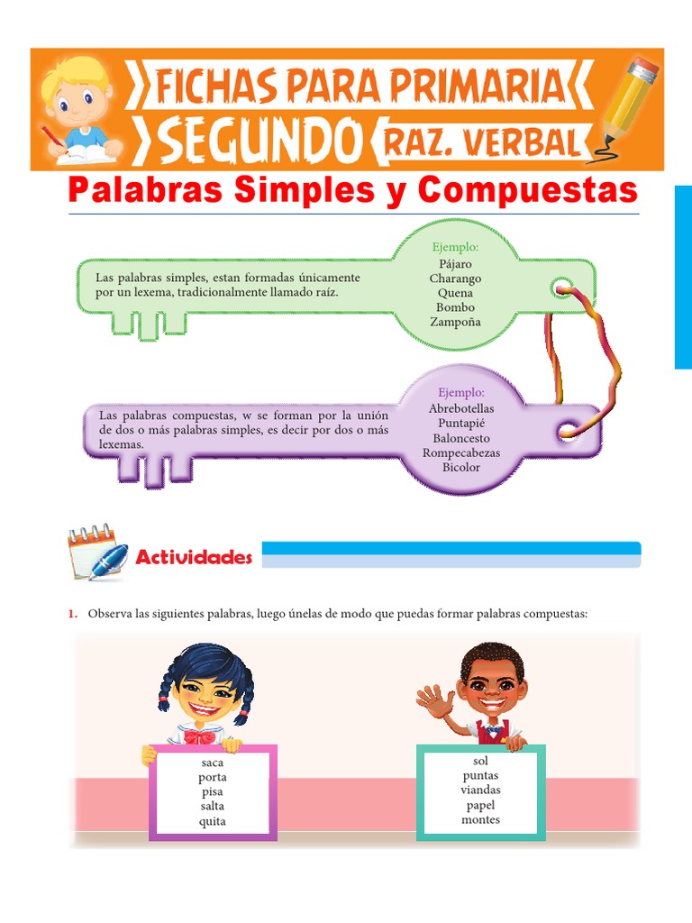 Palabras Simples y Compuestas | PDF | Naturaleza