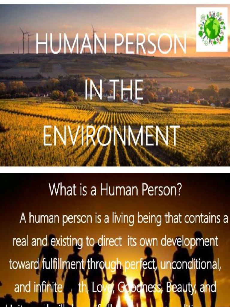 Philosophy Lesson 4: The Human in The Environment | PDF