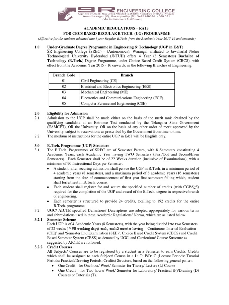 Ug Regulations | PDF | Academic Term | Test (Assessment)