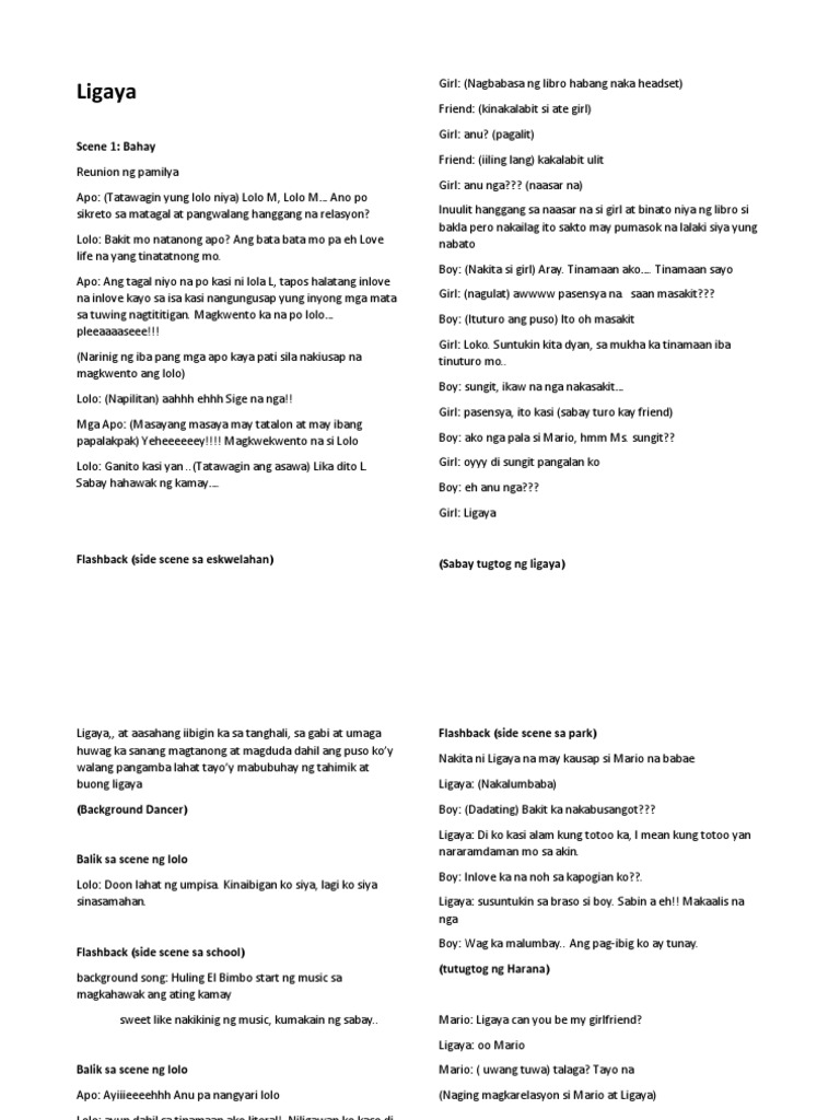 Ligaya 1 | PDF