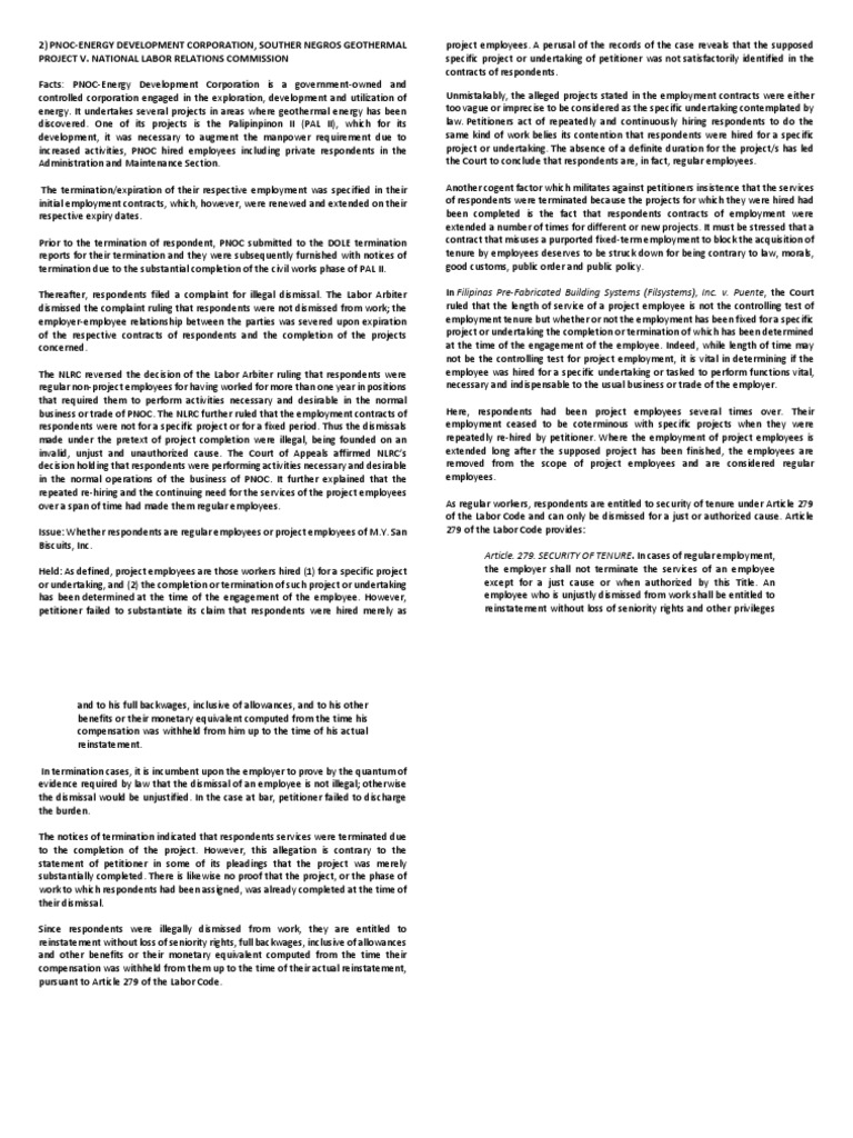 2) Pnoc-Energy Development Corporation, Souther Negros Geothermal ...