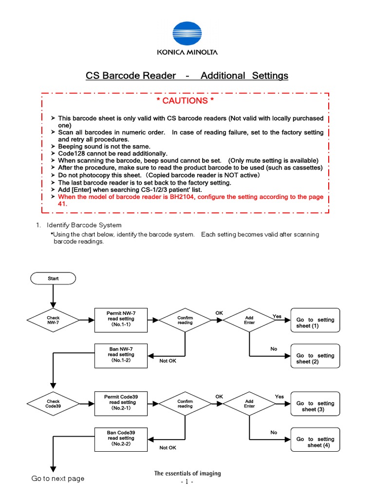 Barcode Reader Additional Settings 0503107 | PDF | Universal Product ...