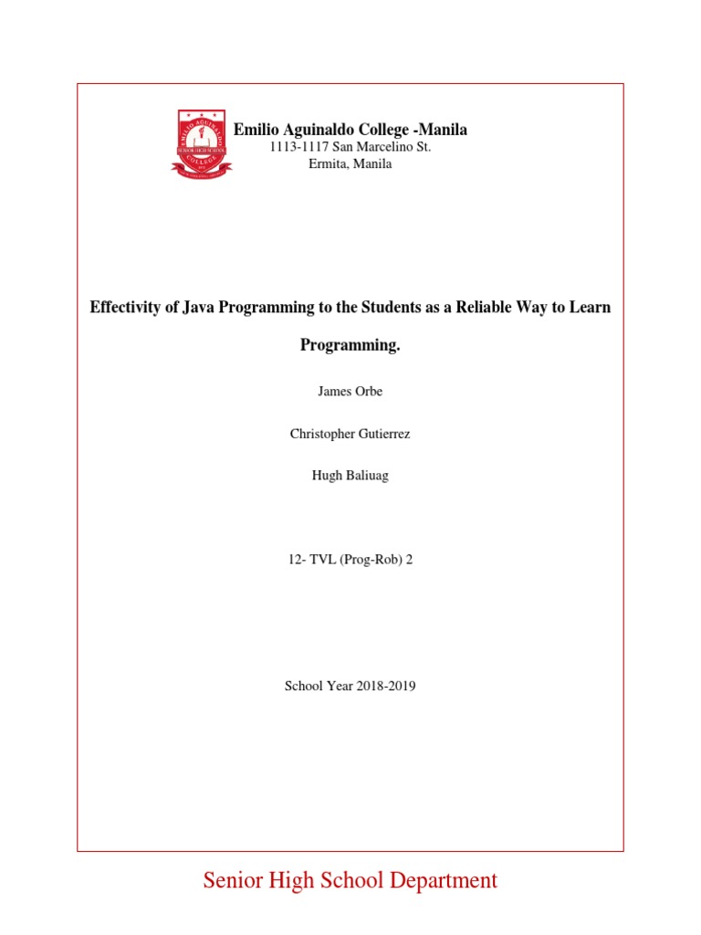 RDL Paper Format | PDF | Justification | Inquiry