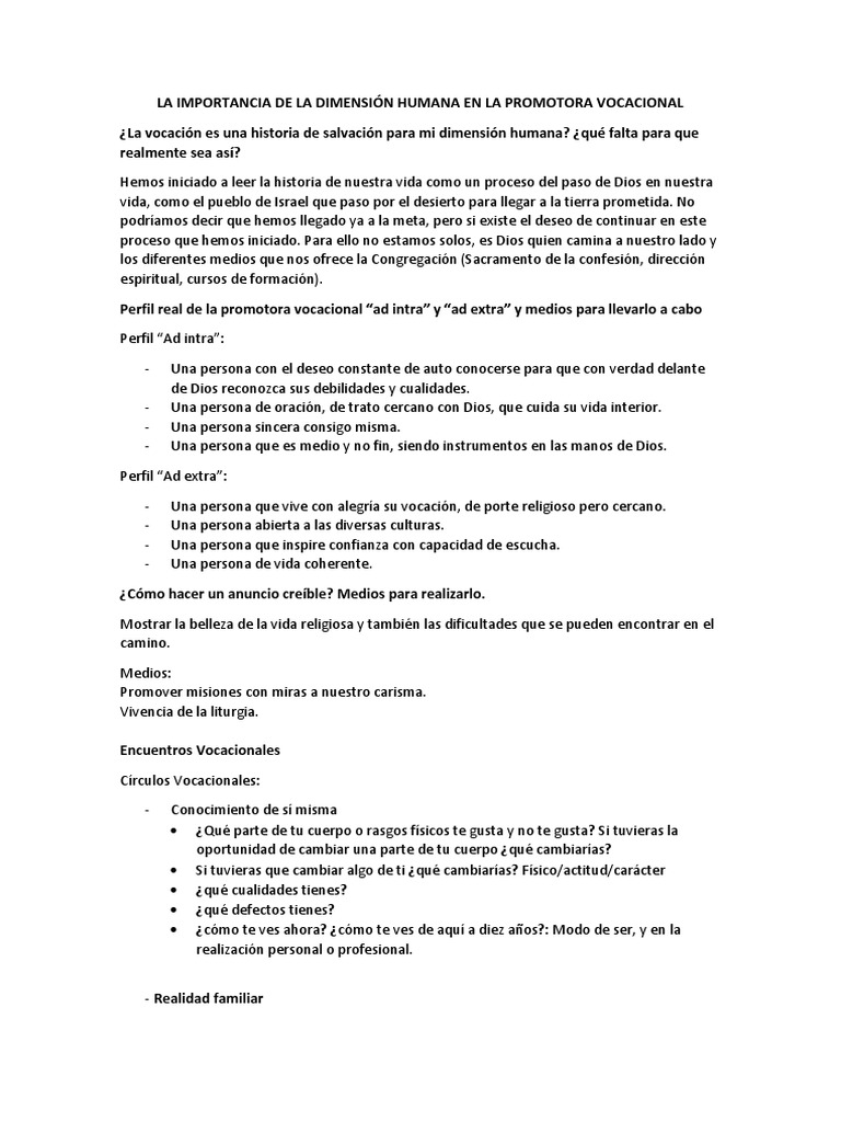 Promoción Vocacional | PDF | Dios | Oración