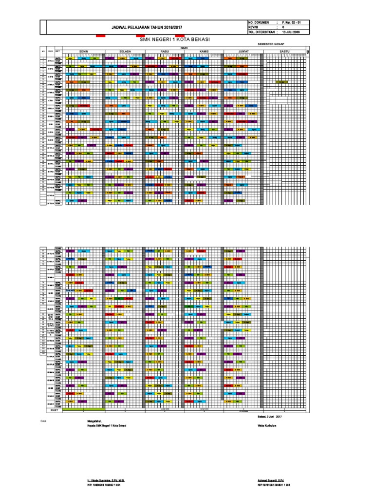 Jadwal Tefa TP | PDF
