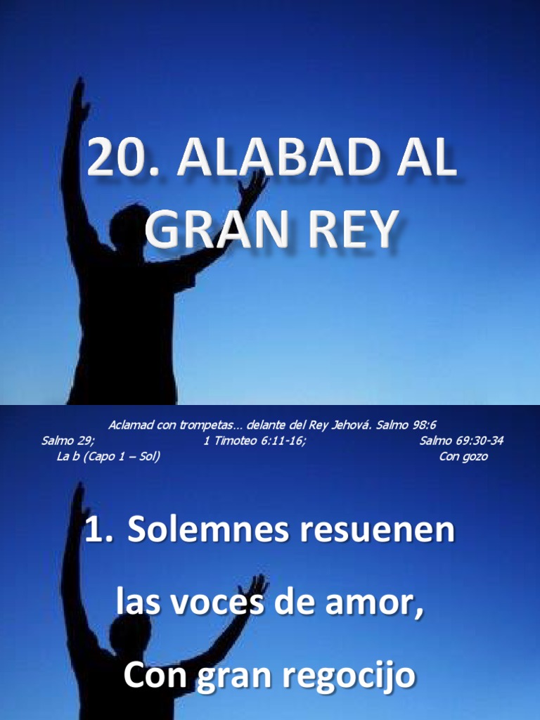 20 Alabad Al Gran Rey | PDF