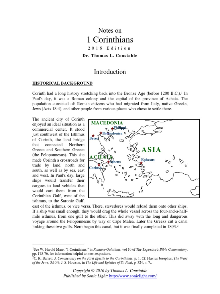 1 Corinthians | PDF | First Epistle To The Corinthians | Paul The Apostle