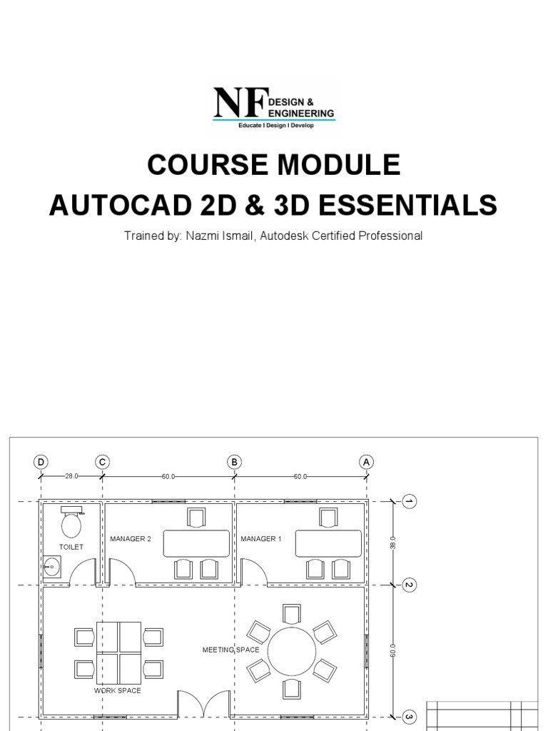 AutoCAD 2D & 3D Essentials Module | PDF | Nature