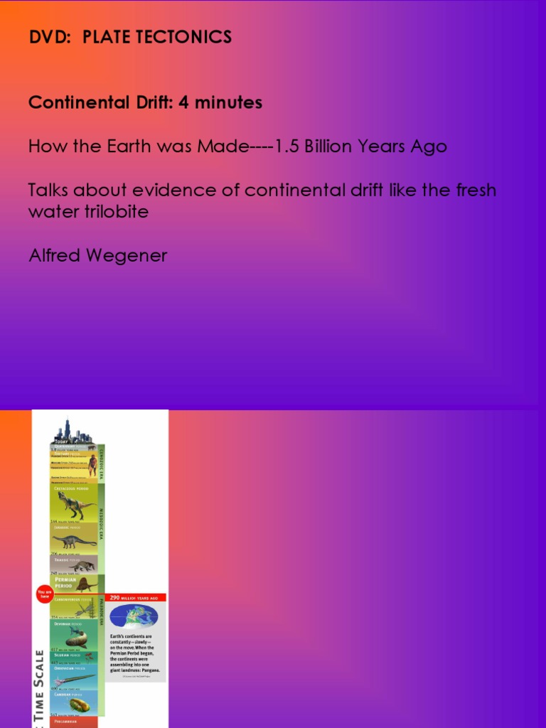 Wegener's Continental Drift Evidence | PDF | Plate Tectonics ...