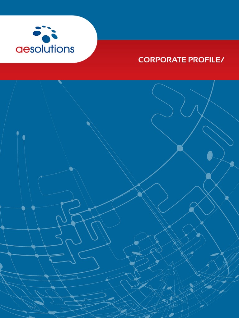 Ae Solutions Corporate Profile And Service Offering Pdf Data Center