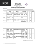 Title Defense Rubric Sample | PDF | Question | Rubric (Academic)