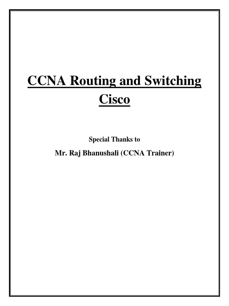 CCNA Routing and Switching: An Introduction to Networking Concepts ...