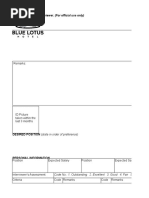 Employee Joining Form | PDF