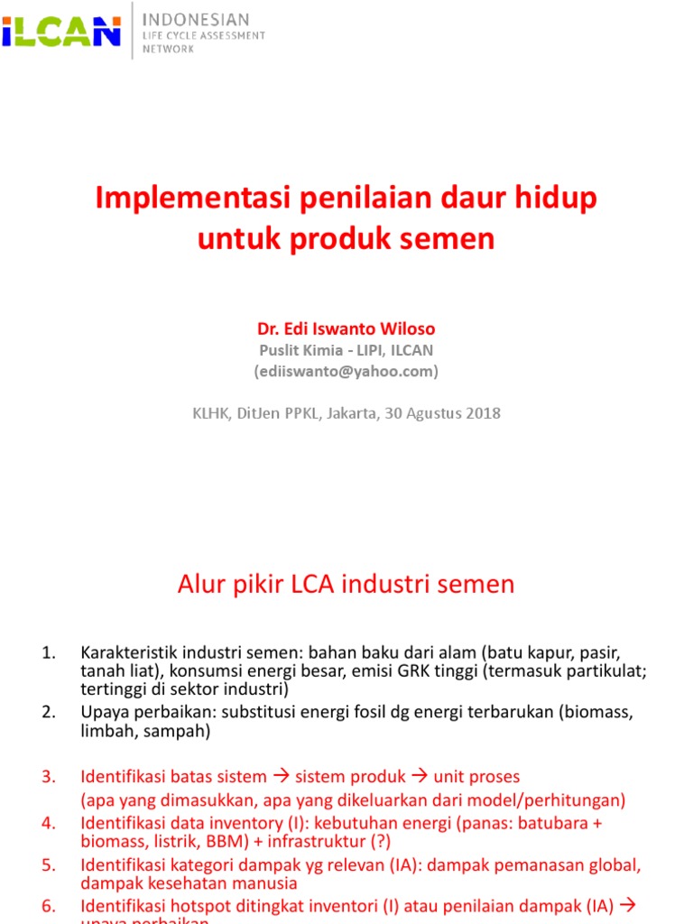LCA Semen | PDF