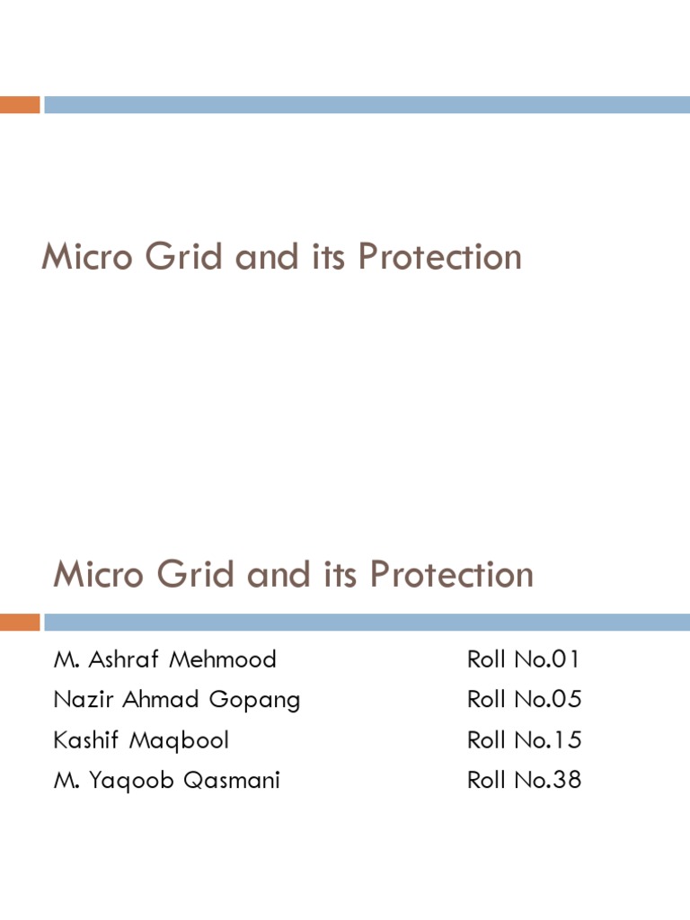 Micro Grid | PDF | Electrical Grid | Distributed Generation