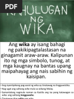 Kahulugan NG Wika para Kay Henry Gleason | PDF