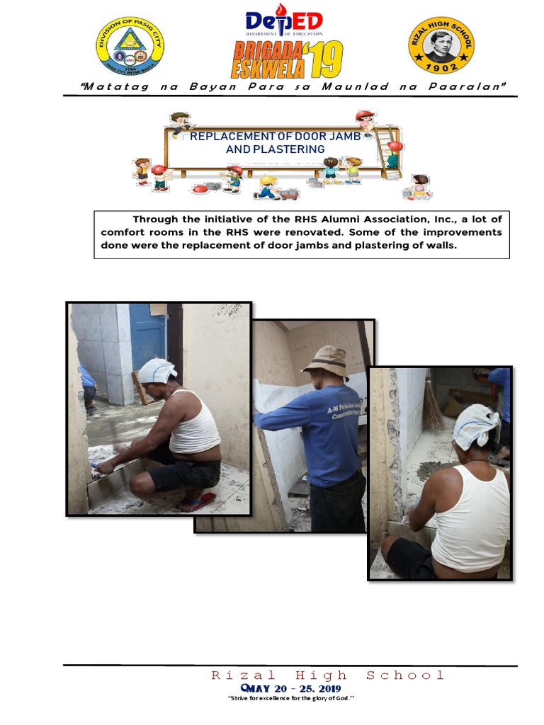 7 Replacement of Door Jamb and Plastering | PDF