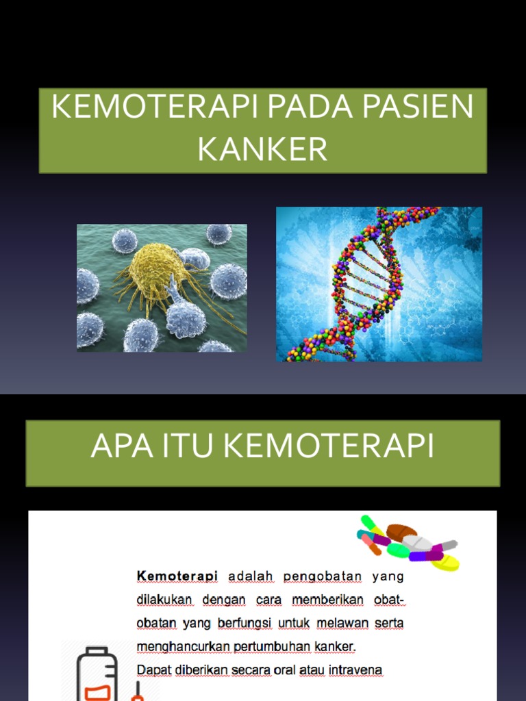 Kemoterapi Pada Pasien Kanker PDF | PDF