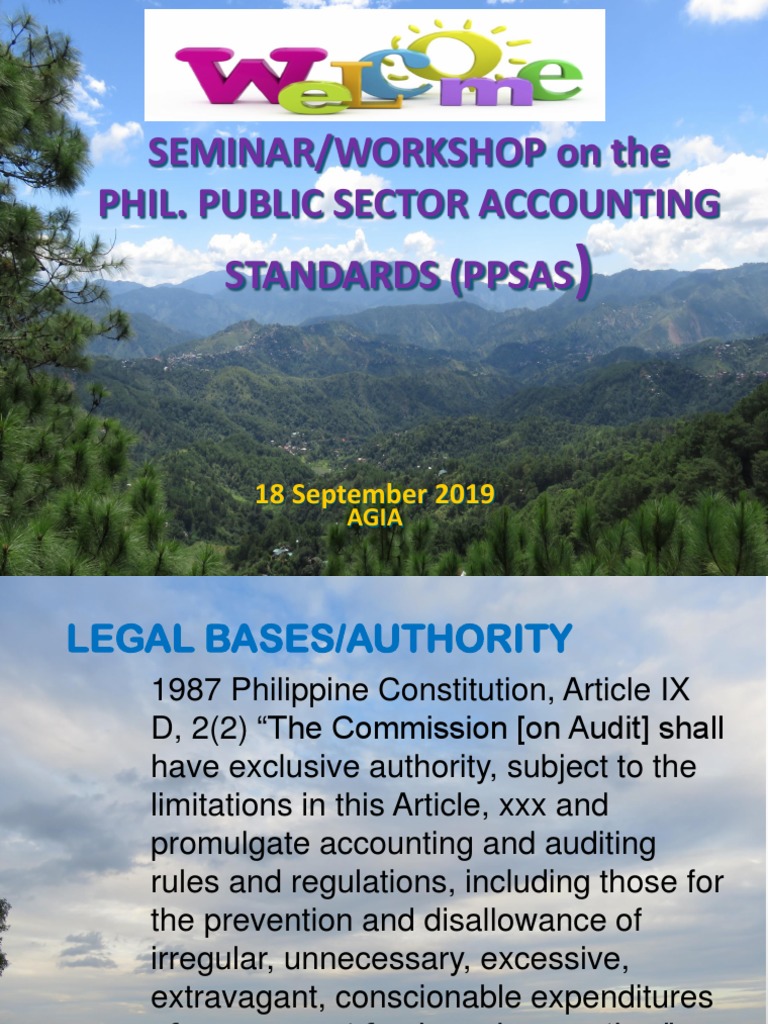 PPSAS 1 & PPSAS 33-Presentation of FS and First Time Adoption of ...