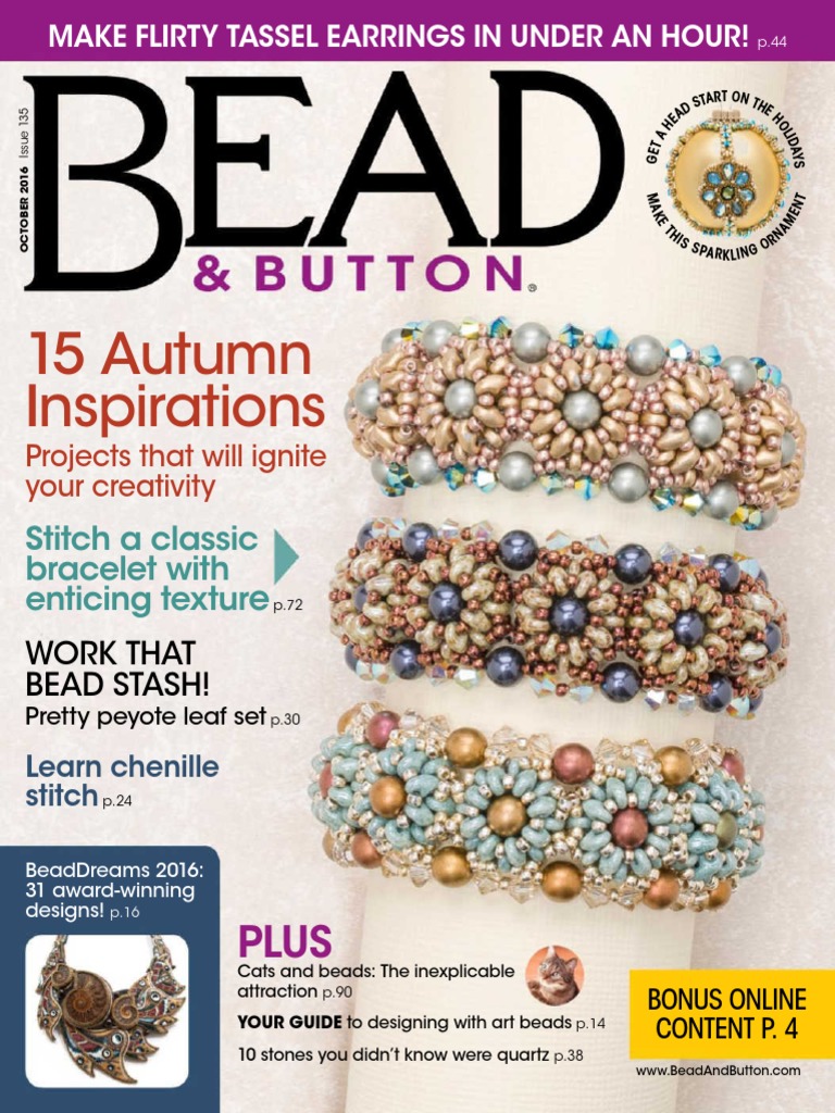 Bead & Button | PDF | Beadwork | Bead