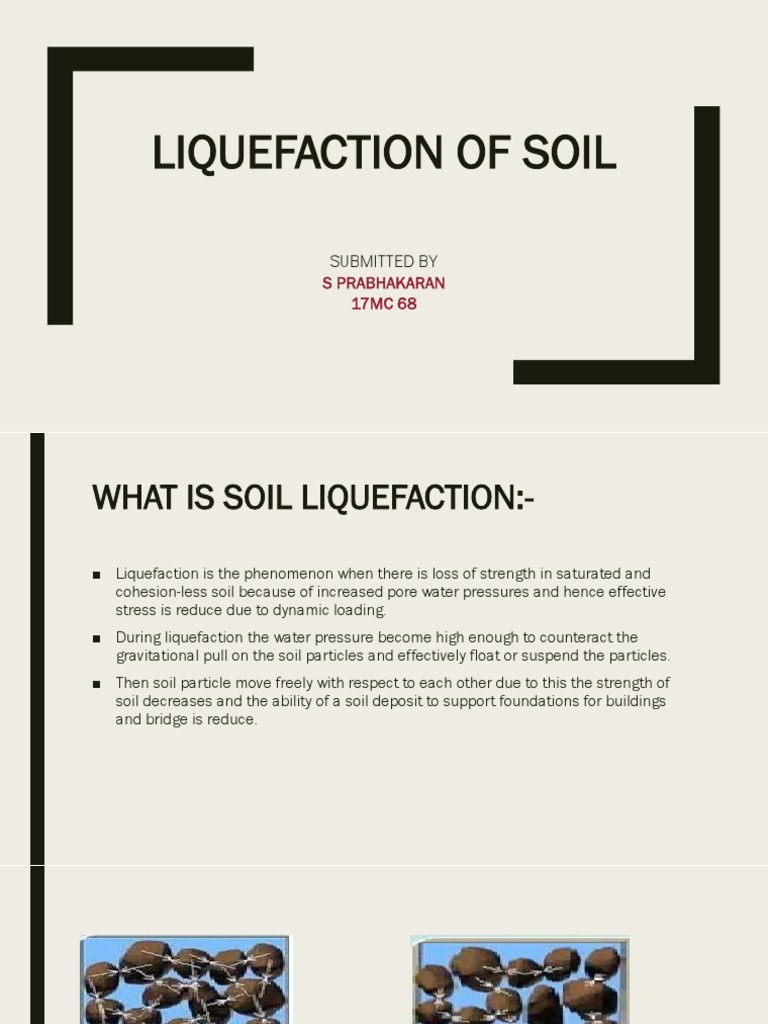 Understanding Soil Liquefaction Effects | PDF | Natural Materials ...