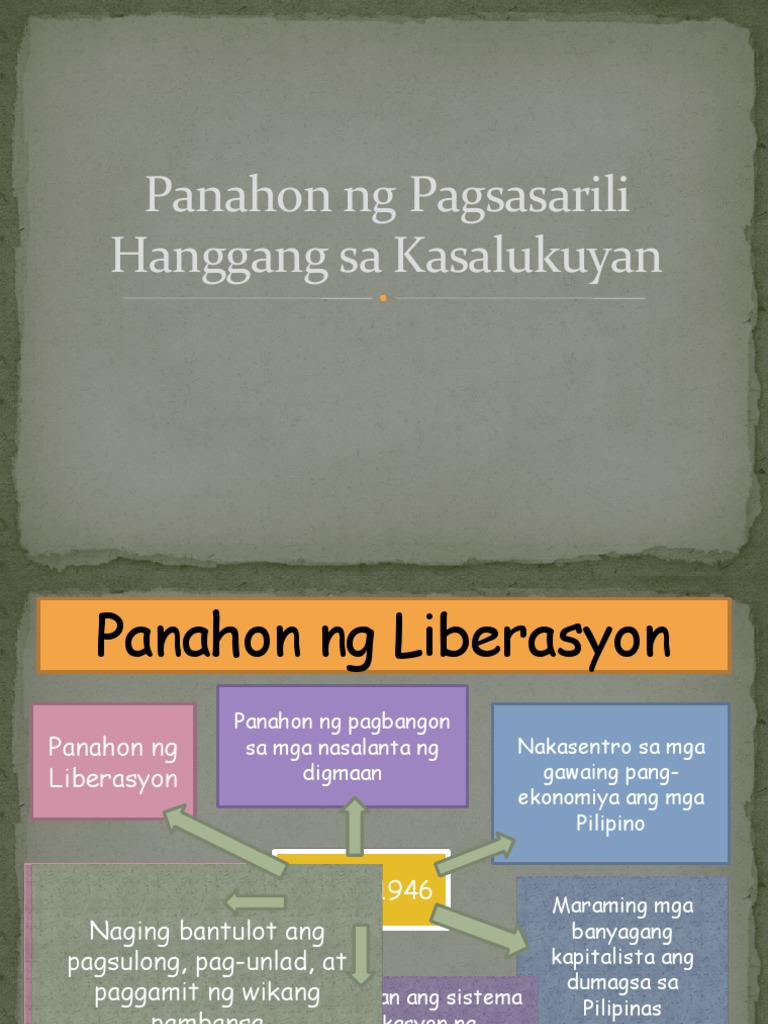 Panahon NG Pagsasarili Hanggang Sa Kasalukuyan | PDF