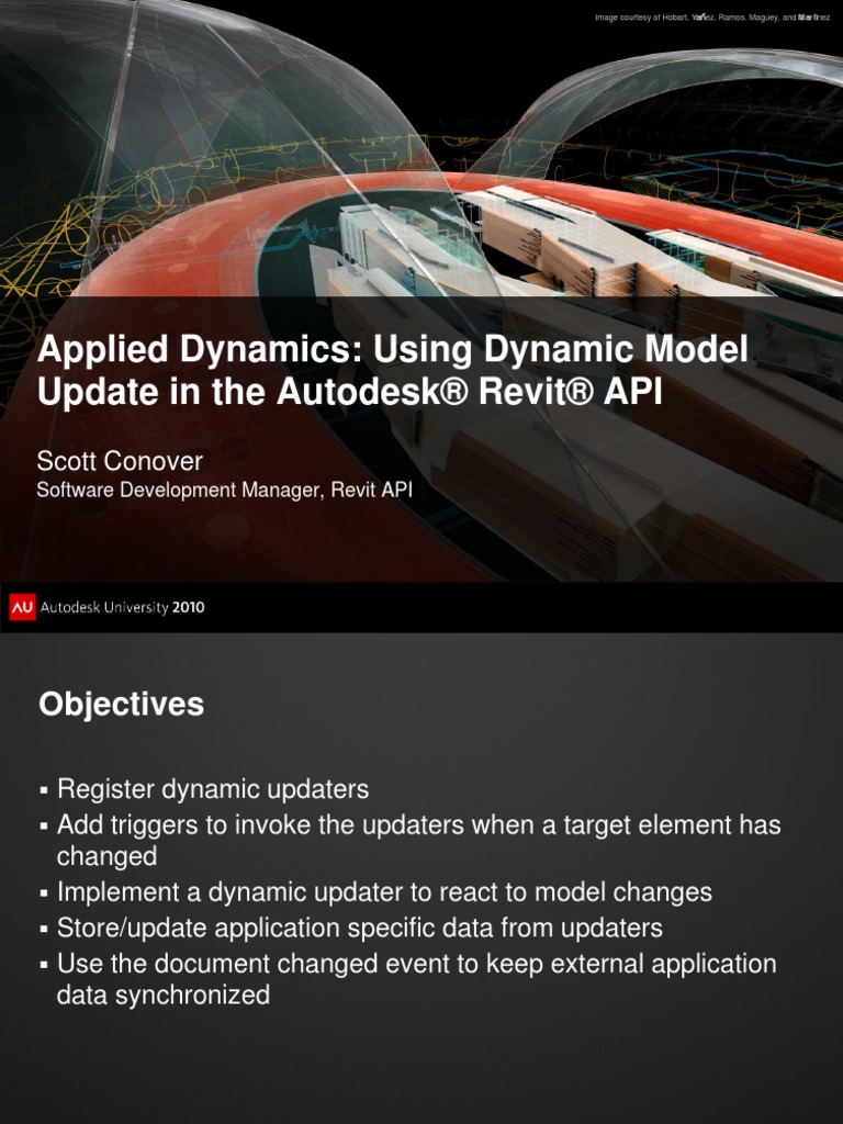 Cp327 1 Applied Dynamics Using Dynamic Model Update in The Revit API ...