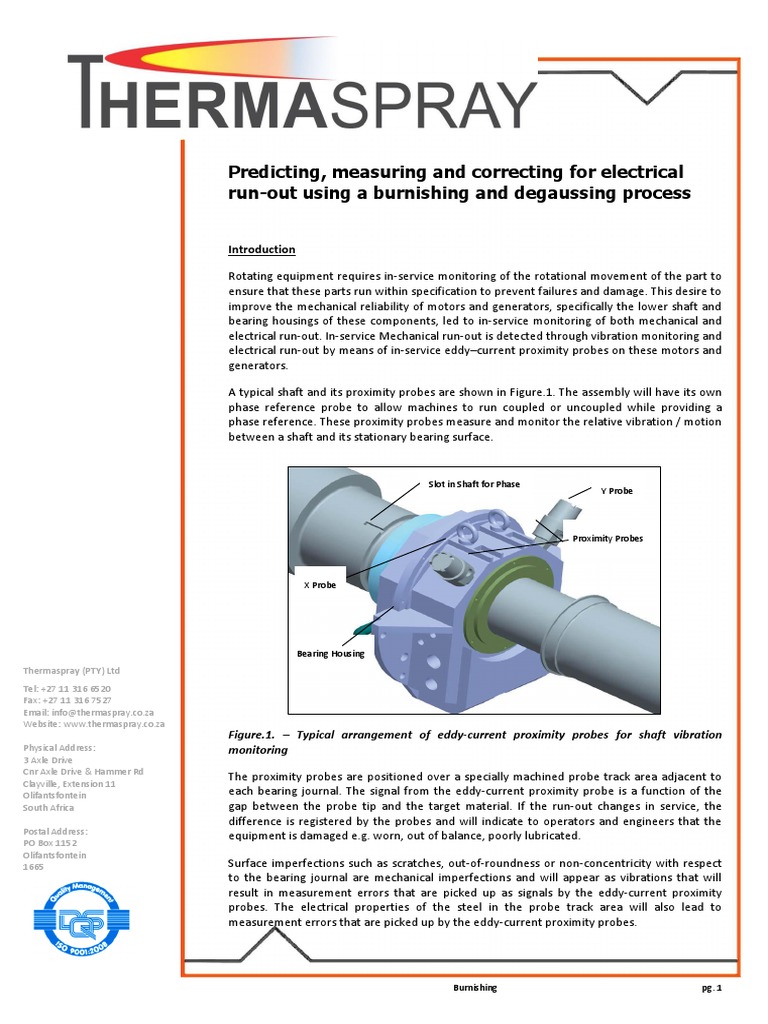 Predicting, Measuring and Correcting For Electrical Run-Out Using A ...